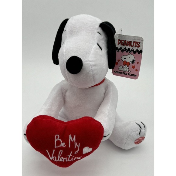 Ruz | Toys | New Snoopy Animated Plush Valentines Day Gift Be Mine Peek ...